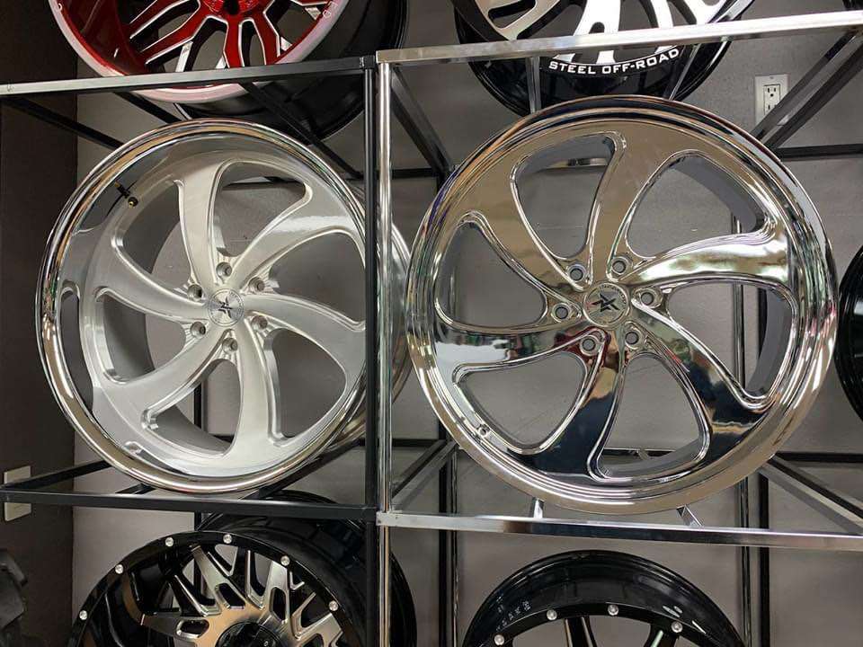 Infamous wheels 24x9 24x11 billet style staggered 6 lug gm 6x5.5